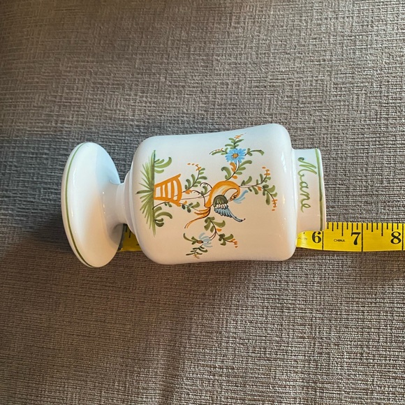 Vintage | Accents | Vintage 7s French Moustiers Ceramic Hand Painted ...